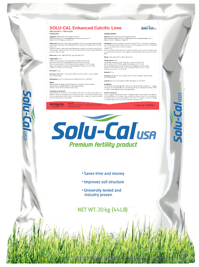 Solu-Cal Mikrokalkki - Berner Ammattinurmikot